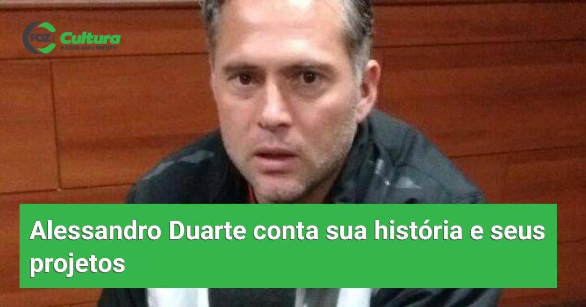 Alessandro Duarte conta sua história e seus projetos – Rádio Cultura ...